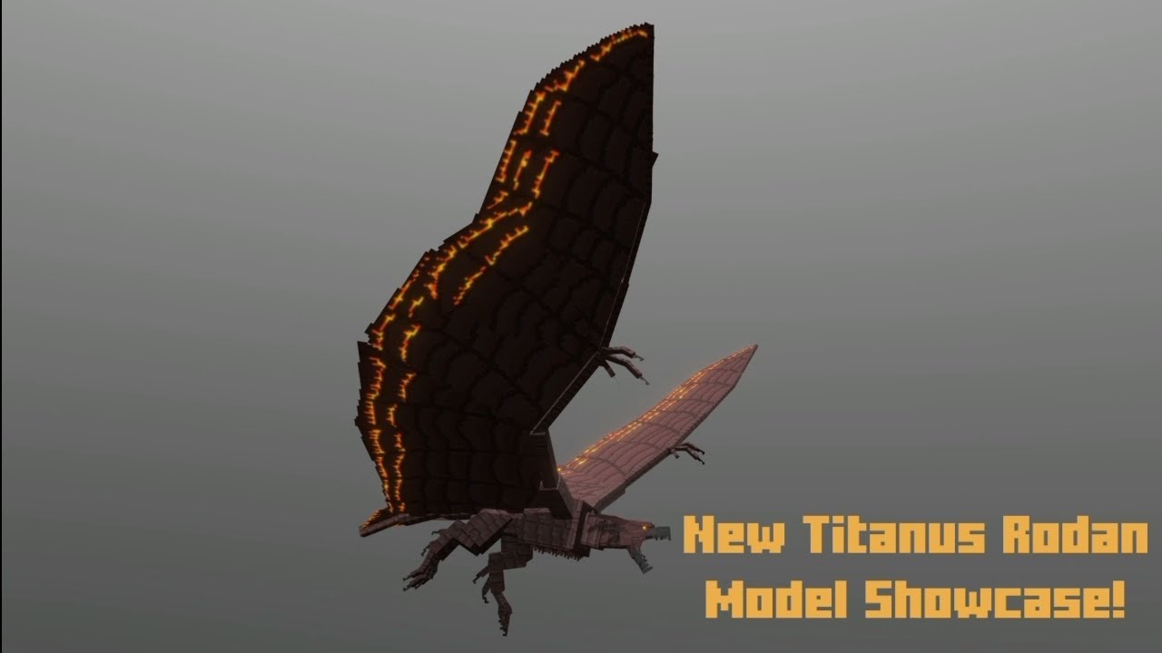 New Titanus Rodan Showcase | Minecraft PE - YouTube