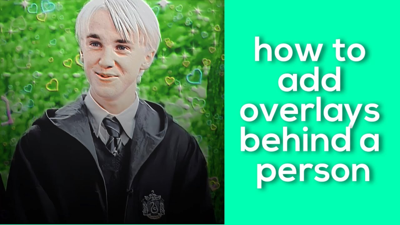 how to add overlays behind a person | videostar - YouTube