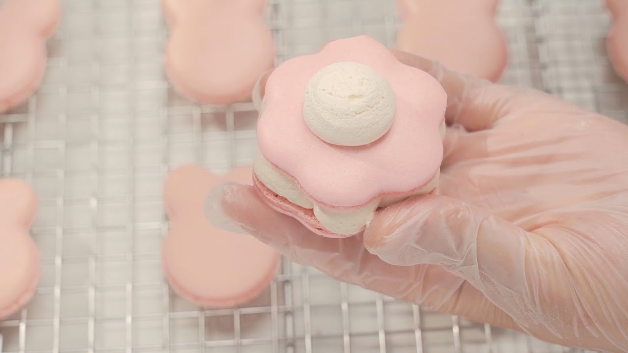 Pink Macarons | Cute Macarons Recipe | How to Make Macarons - YouTube