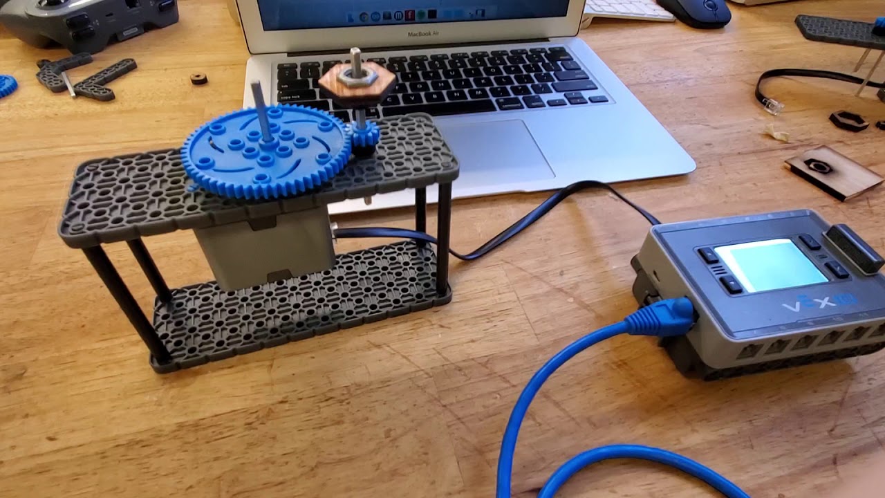Vex Nut spinner project - YouTube