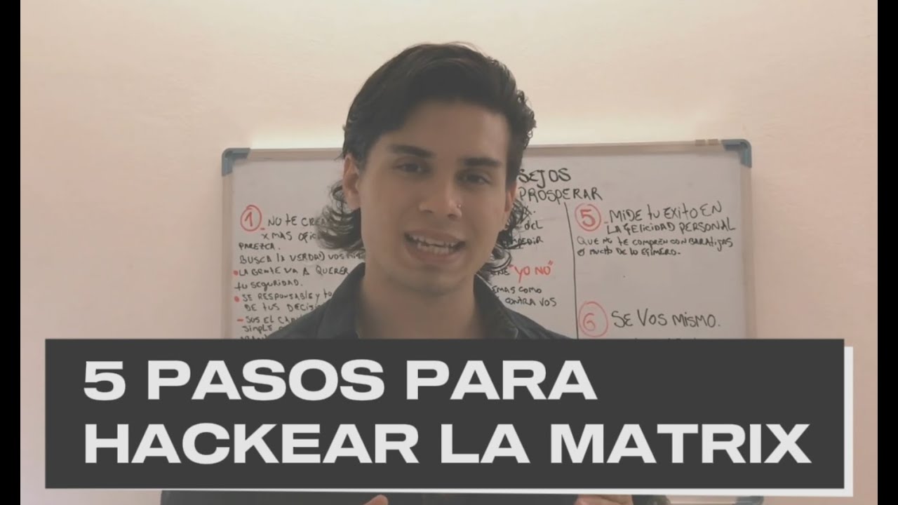 5 PASOS PARA HACKEAR LA MATRIX - YouTube