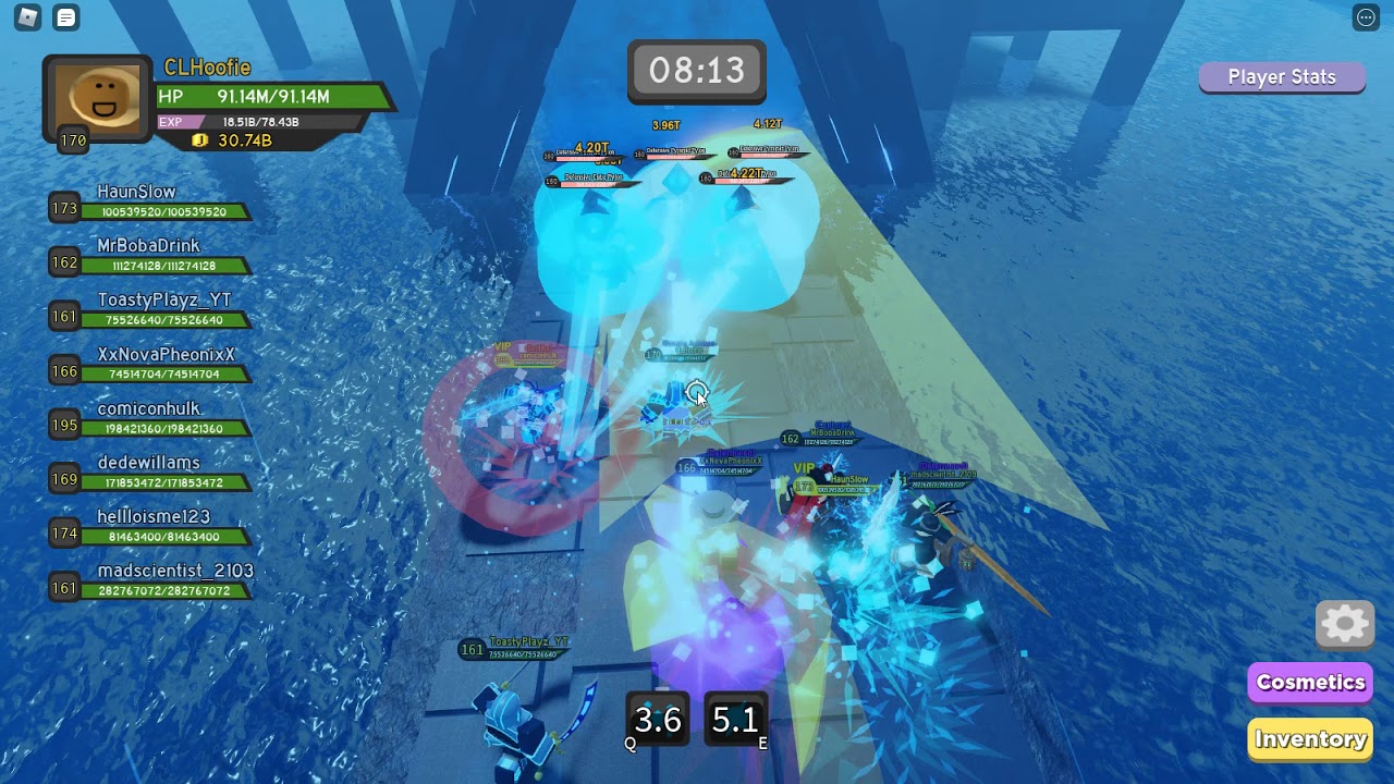 Beating the NEW Aquatic Temple Map in Dungeon Quest - YouTube