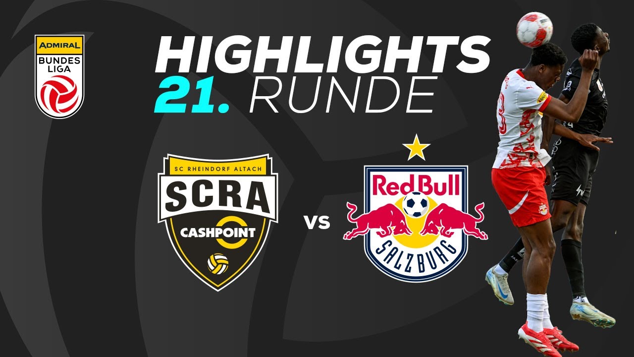 CASHPOINT SCR Altach - FC Red Bull Salzburg 21. Runde ADMIRAL ...