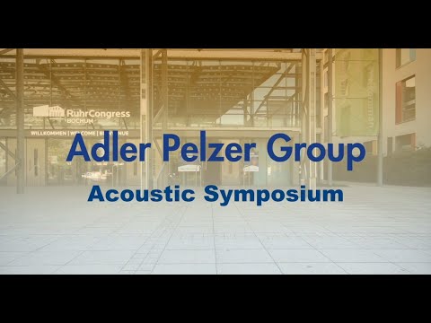Adler Pelzer Group Acoustic Symposium - YouTube