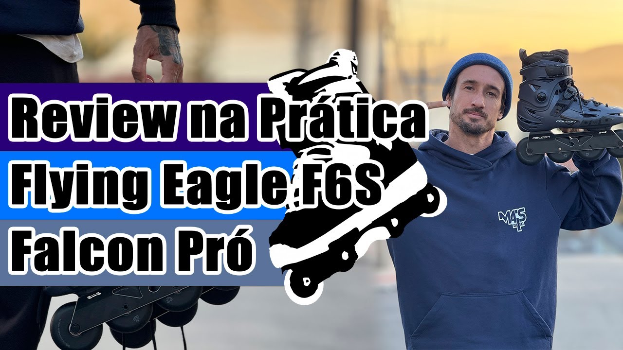 Patins Flying Eagle Falcon PRO Blue | Review na prática - YouTube