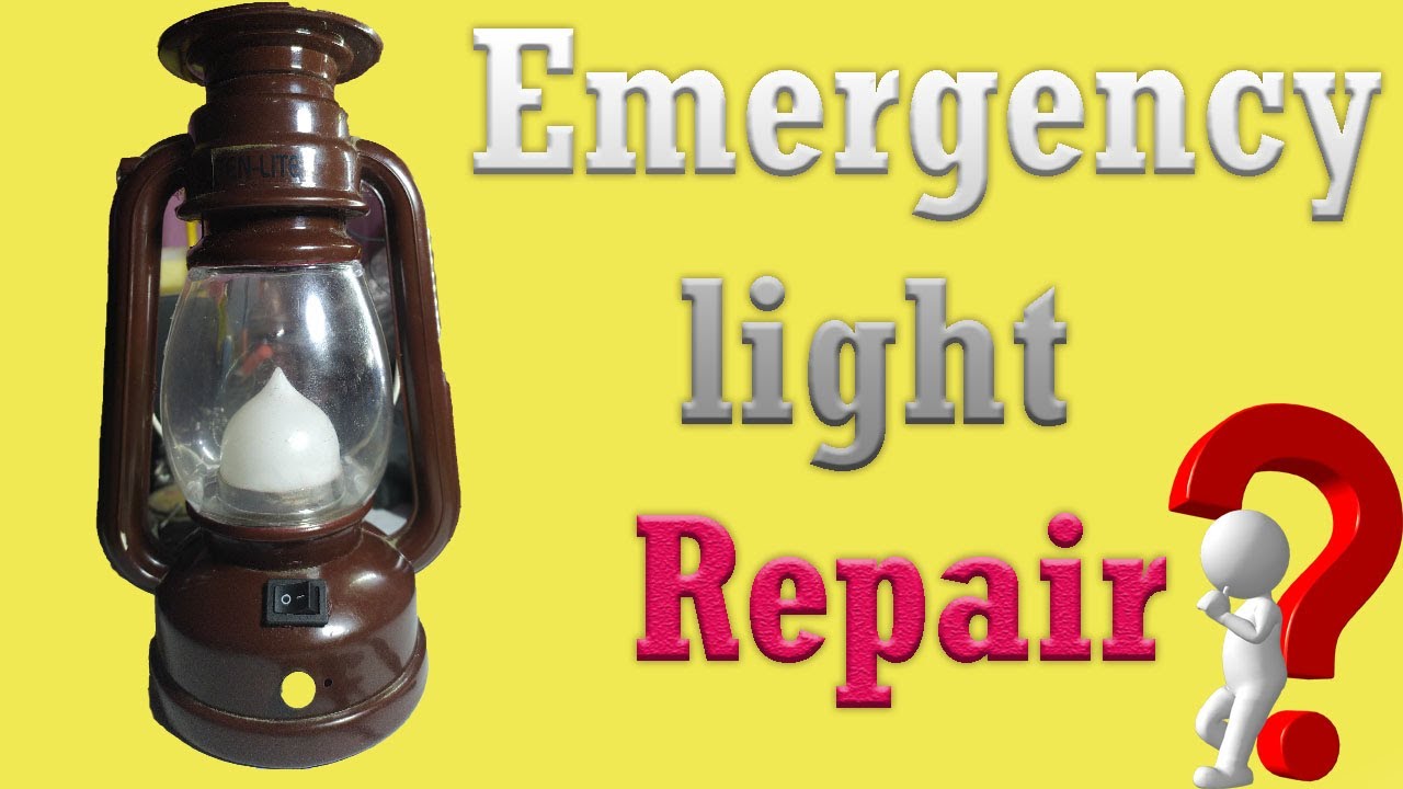 How To Repair Emergency Light At Home Easily/CREATIVE DIPU - YouTube