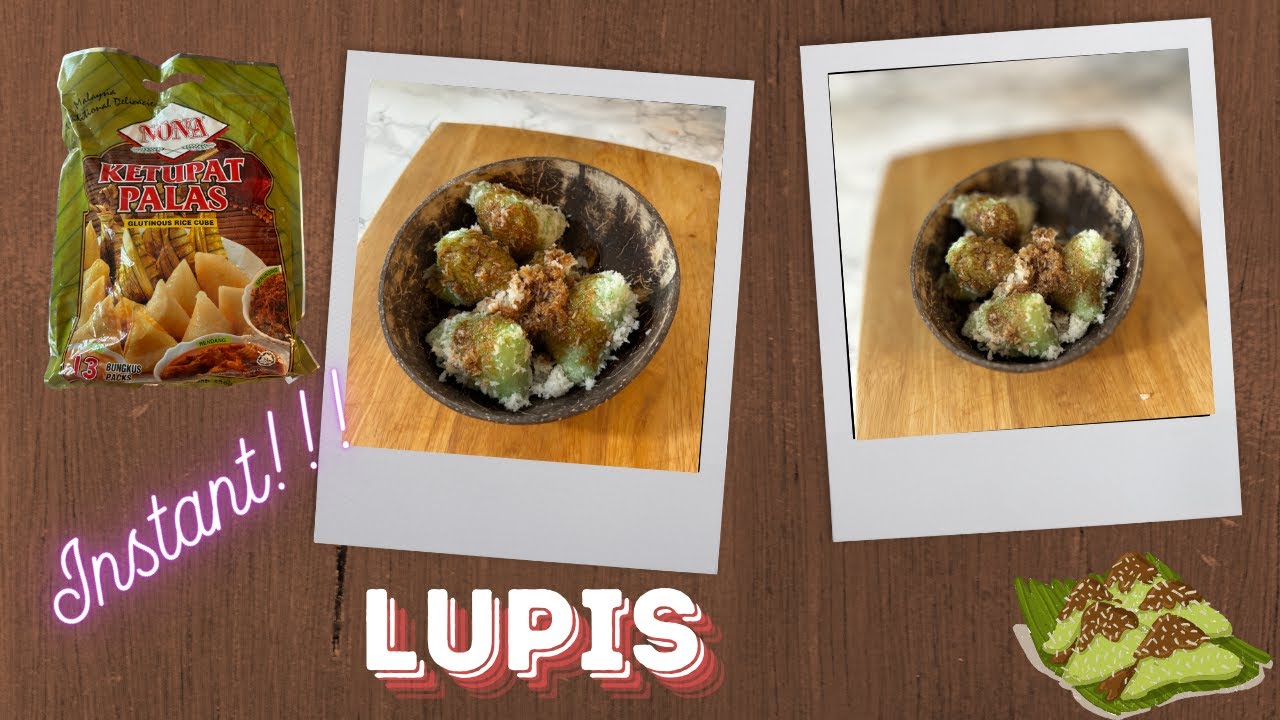 LUPIS Instant!!! Dari ketupat Palas - YouTube