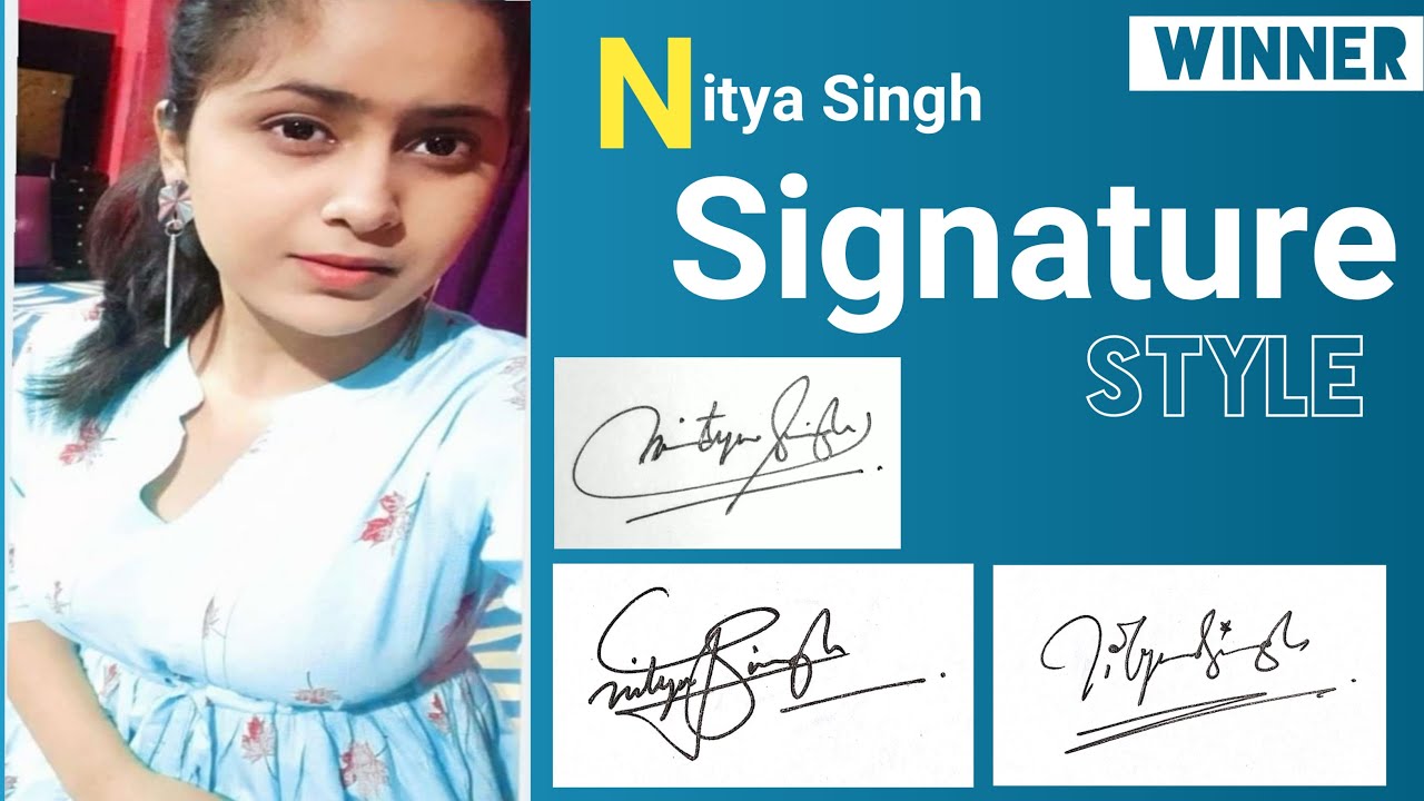 N Signature Style | N Signature Style Simple | N Signature Tutorial ...