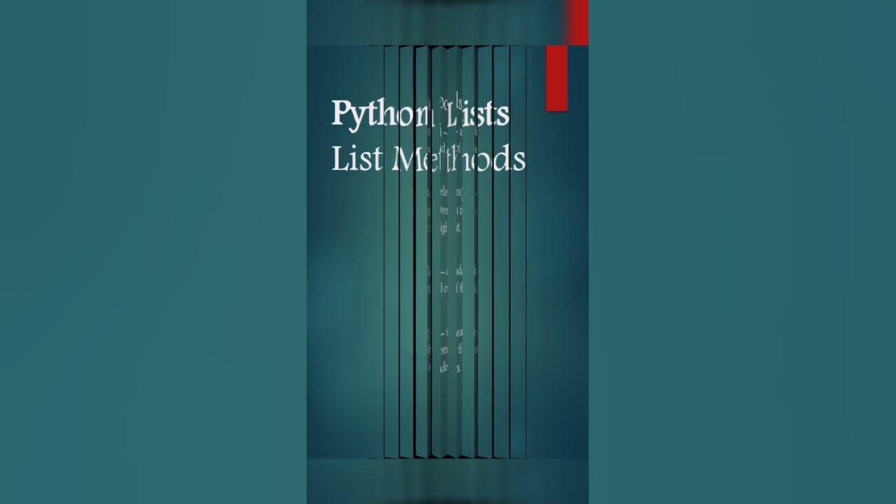 Python Listpython Pythonprogramming Java Pythonlist Pythonlists Youtube