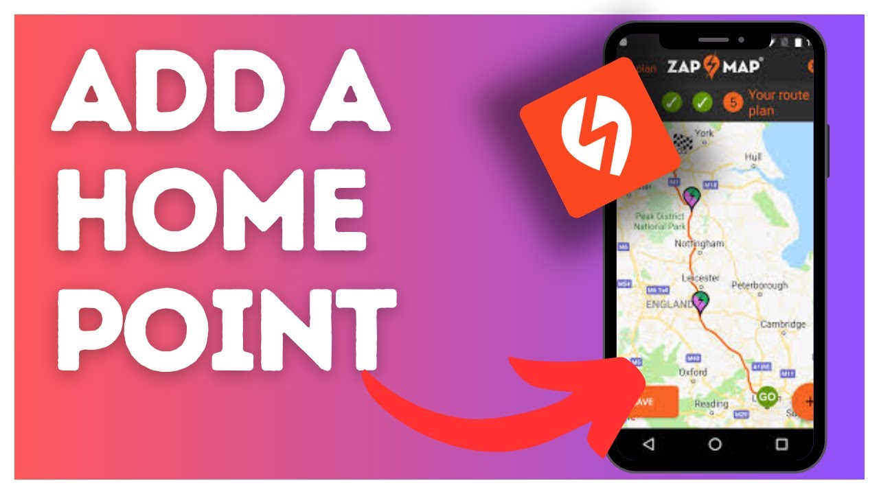 How to add a home point on Zapmap? - YouTube