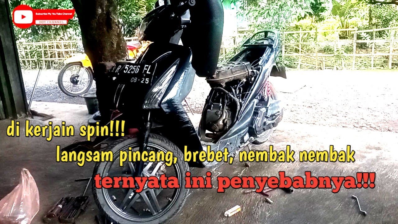 suzuki spin brebet nembak nembak padahal karbu normal - YouTube