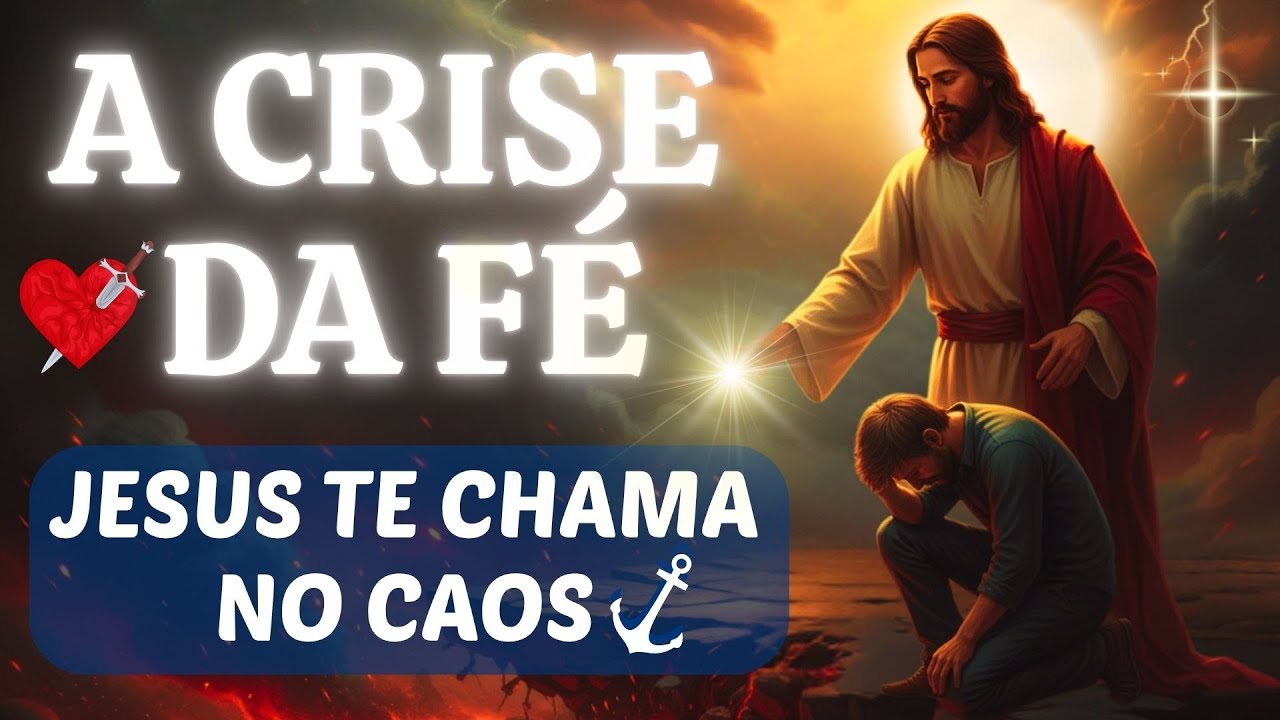 💔A CRISE DA FÉ - JESUS TE CHAMA NO CAOS⚓ - YouTube