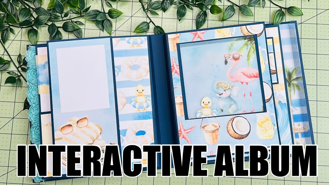 Summer Fun Interactive Album #mini #diy - YouTube