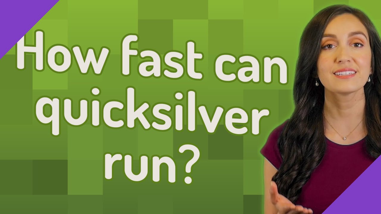 How fast can quicksilver run? - YouTube