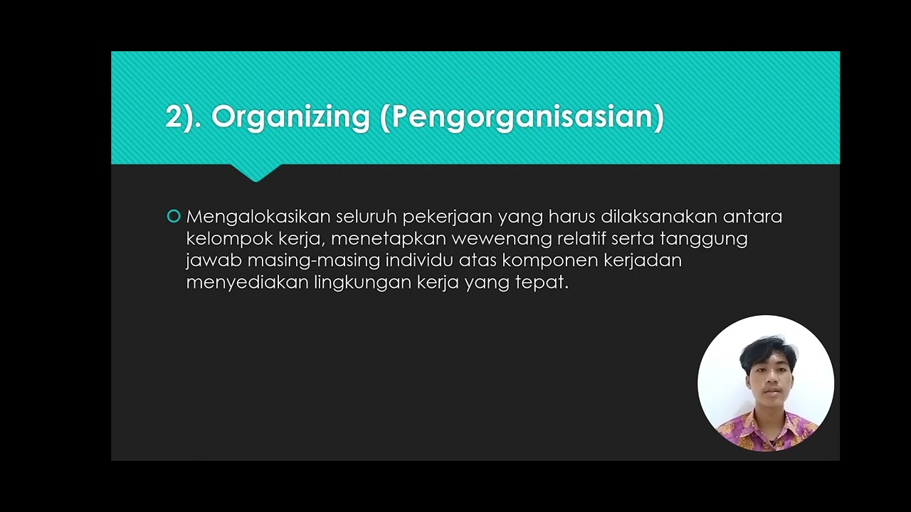 Fungsi-fungsi Manajemen menurut S. P. Siagian | David X IPS 1 - YouTube
