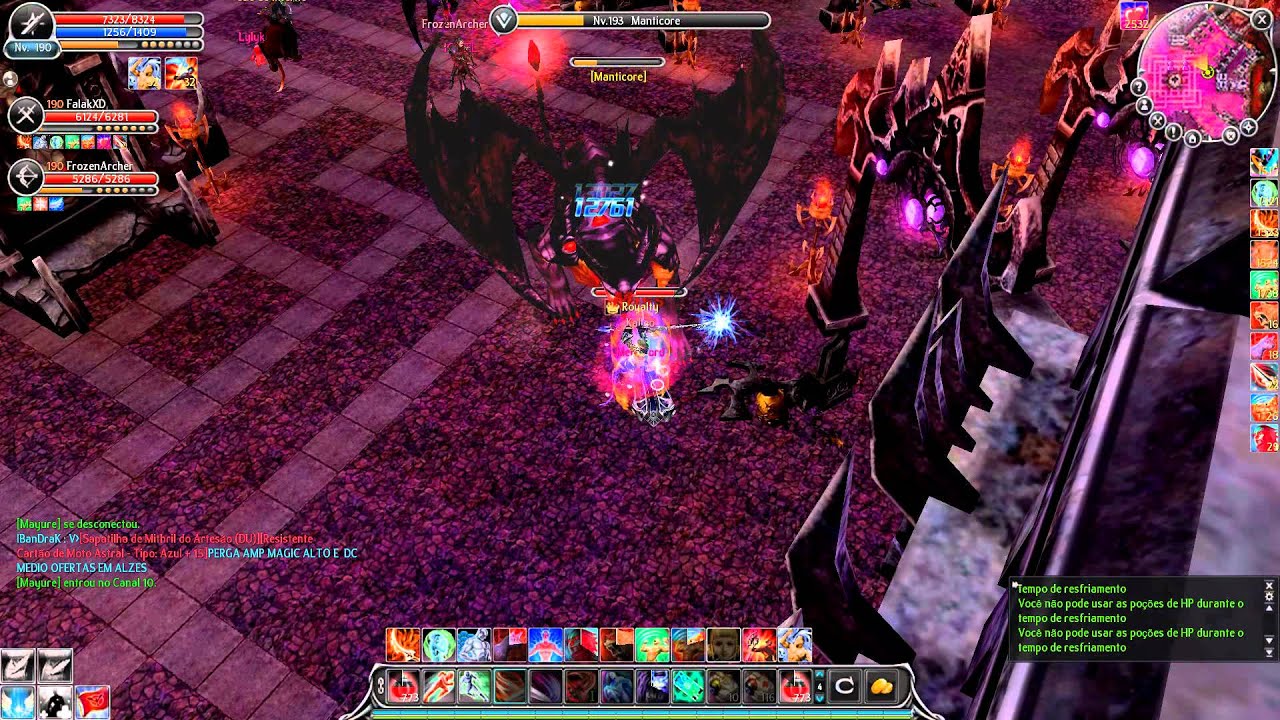 Cabal Online @ Kalleo - Test Manticore & Pluma BM2 (GM Buff) - YouTube