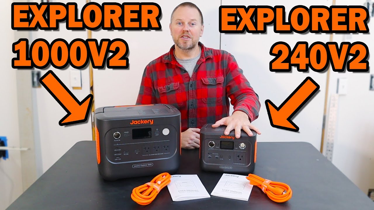Jackery Solar Generator 1000V2 and Jackery Solar Generator 240V2 - YouTube