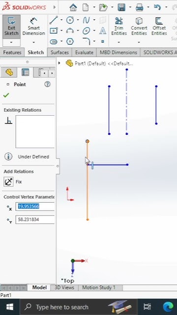 How to give sketch relation in Solidworks #btech #cad #solidworks #viral #shorts - YouTube