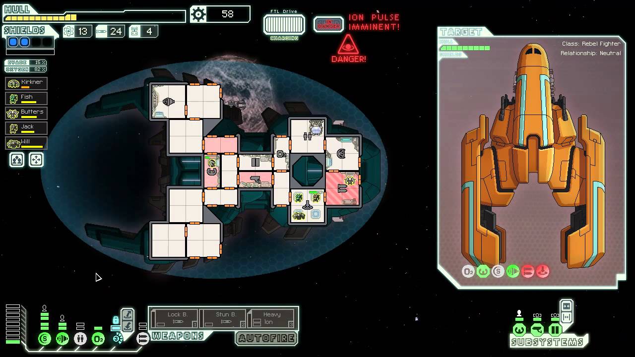 FTL: Faster Than Light / Hard / No Pause / Mantis C - YouTube