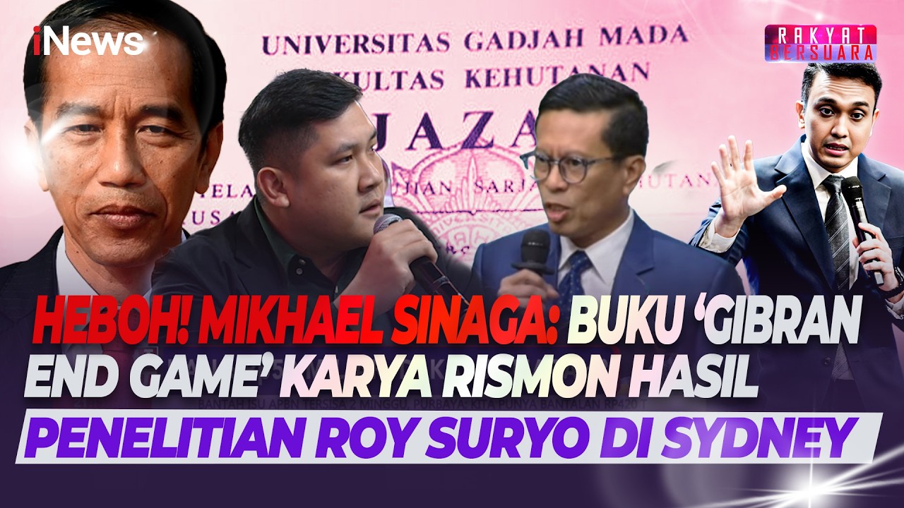 Mikhael Sinaga Tuding Rismon Curi Data Roy Suryo untuk Penelitian Buku ...