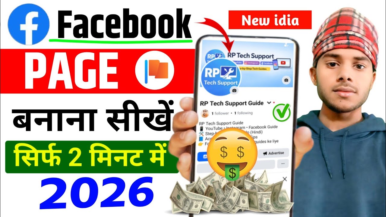 Facebook Page Kaise Banaye | How To Create Facebook Page 2026 | FB Page ...