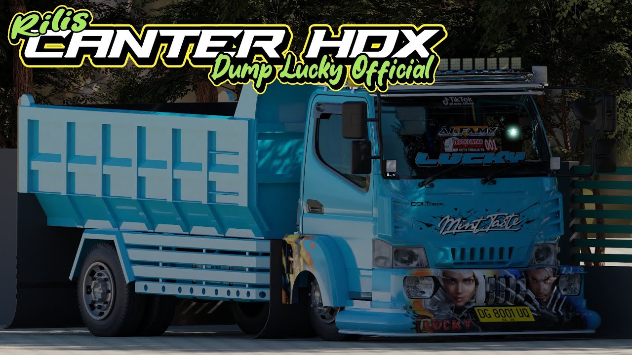 MOD REQ KEGALER🔥RILIS MOD CANTER DUMP STYLE SULAWESI LUCKY OFFICIAL ...