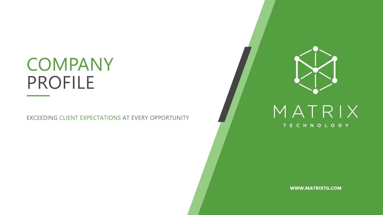 Company Overview - Matrix Technology Group - YouTube