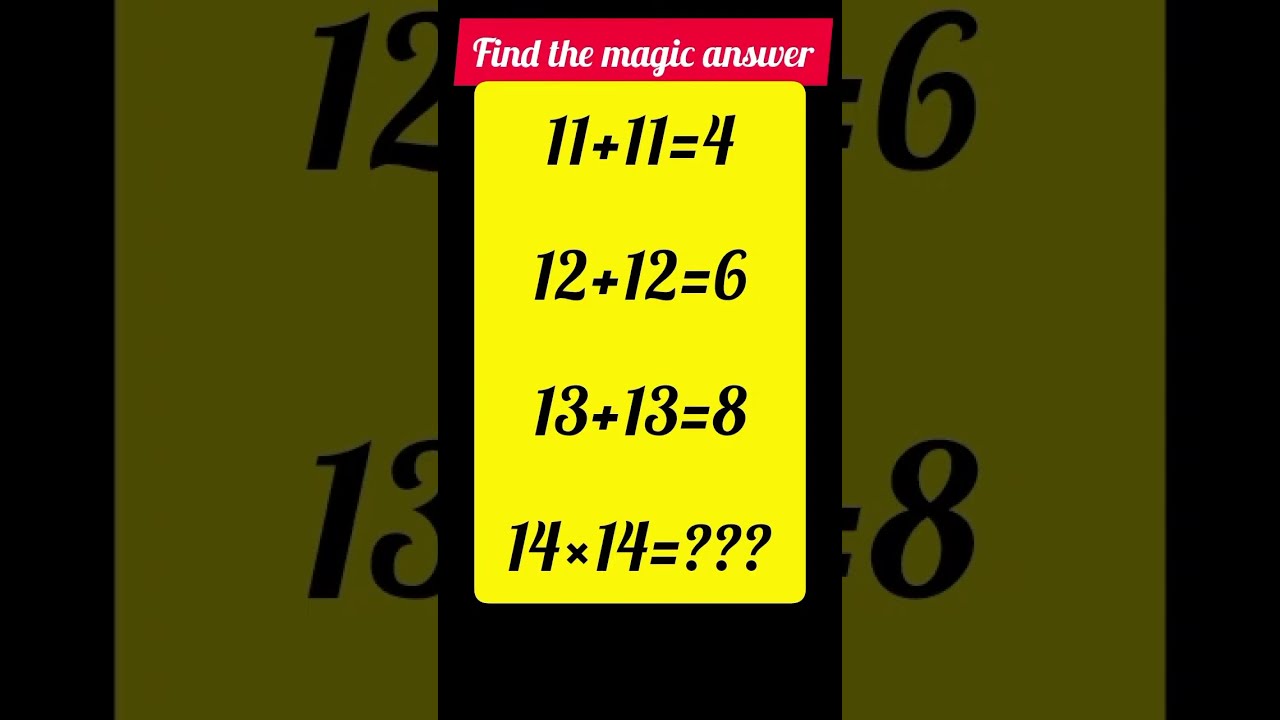 🧠🔥 Brain Teaser Challenge: Can You Solve This Mystery Sequence? 🤯🔢94 ...