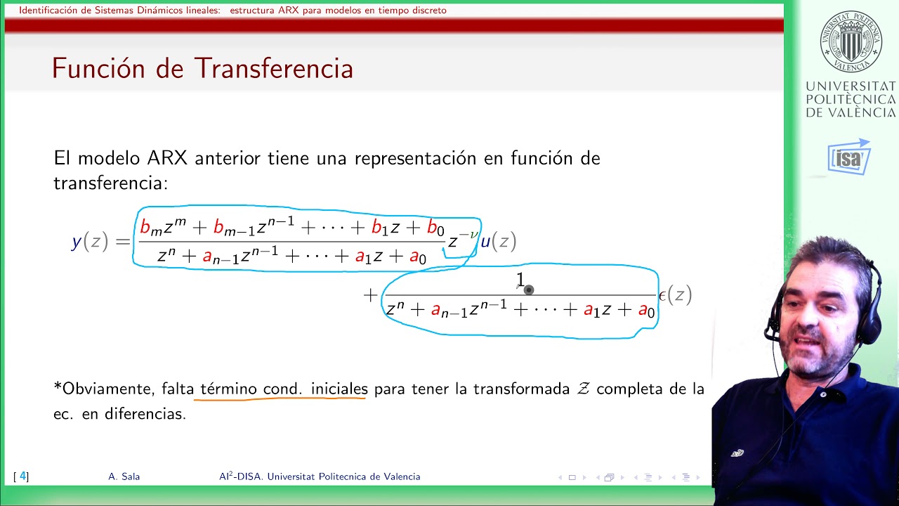 Identificación de modelos discretos lineales con estructura ARX por ...