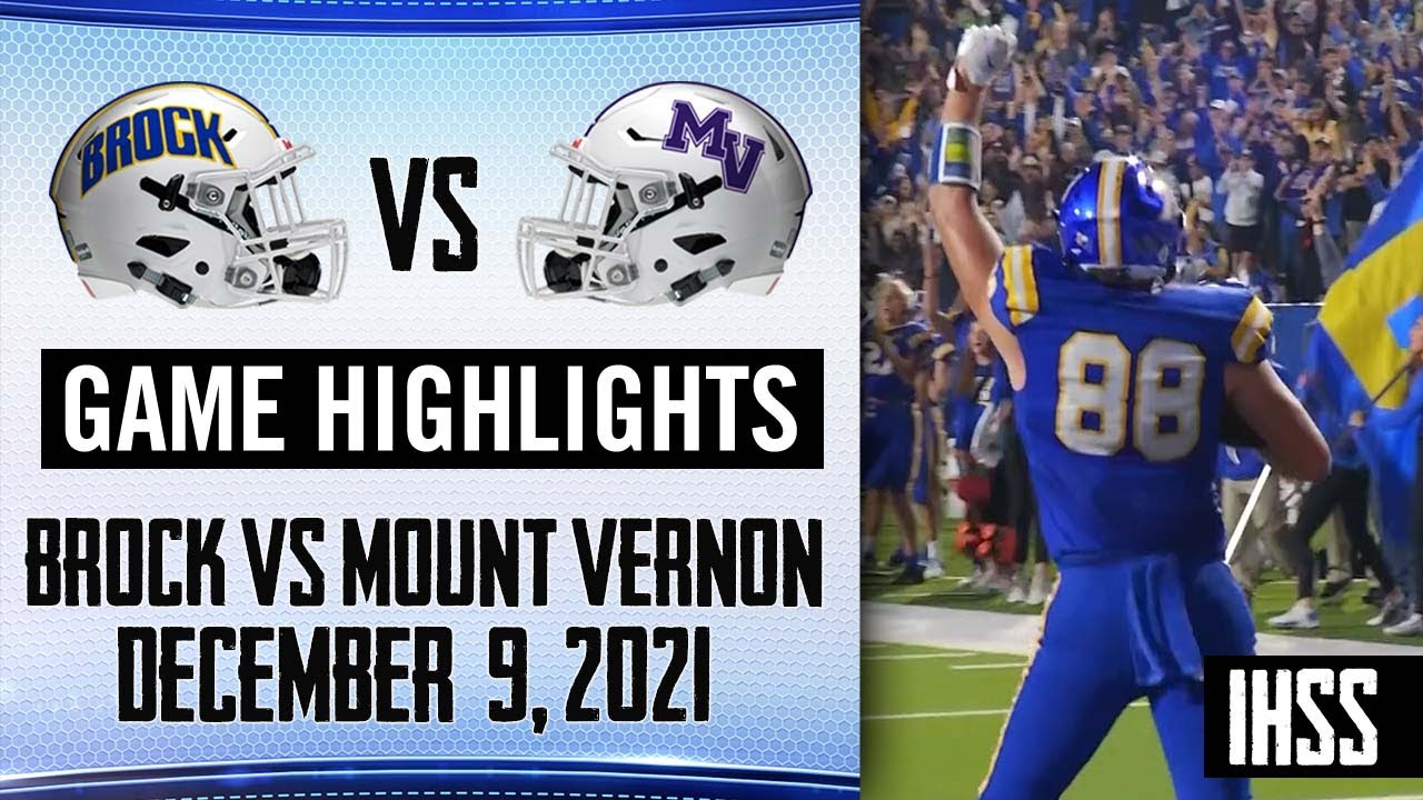 Title Belt Winner - Brock Eagles Defense - YouTube