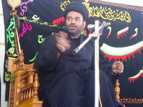 Maulana Mubeen Haider Rizvi at Darbar-e-masumeen Avalkunda 11th Moharam ...