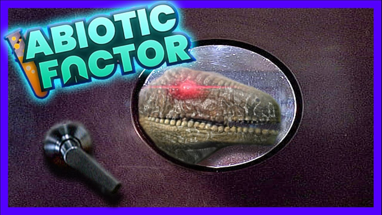 Abiotic Factor - Laser Raptors Can't Open Doors - YouTube