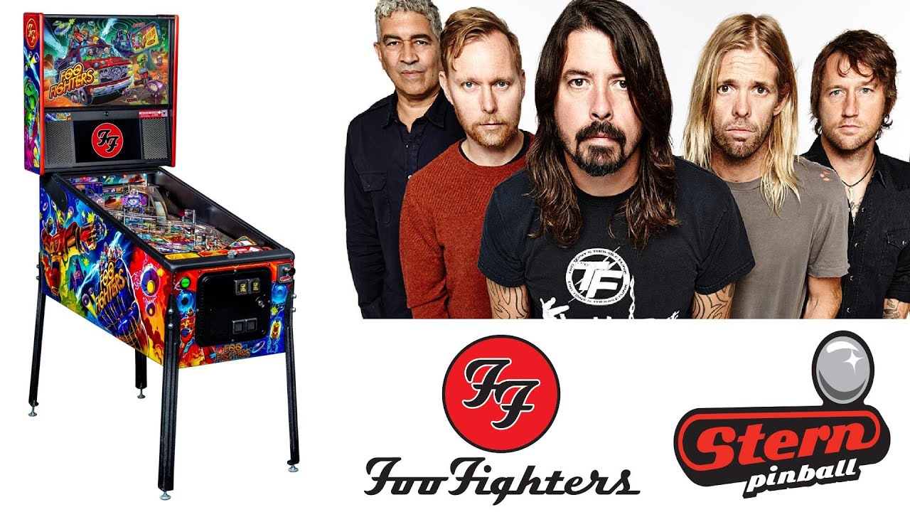 FOO FIGHTERS le nouveau flipper de STERN PINBALL - YouTube