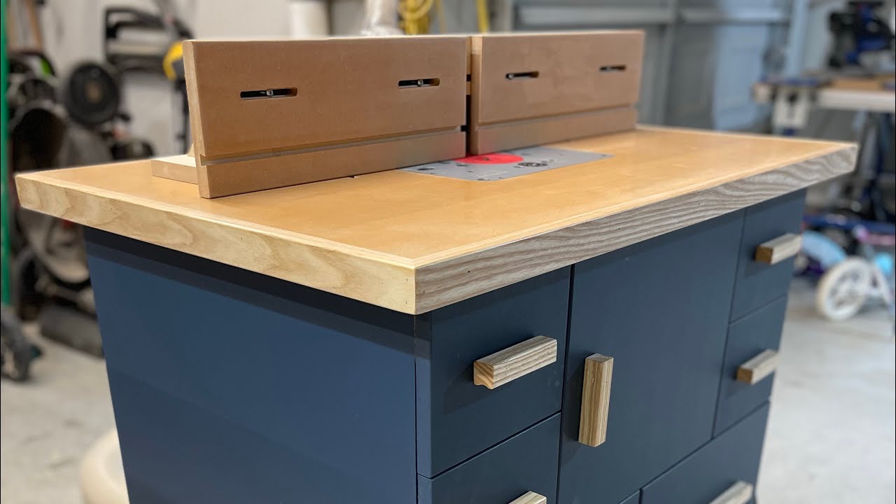 Router Cabinet Build - YouTube