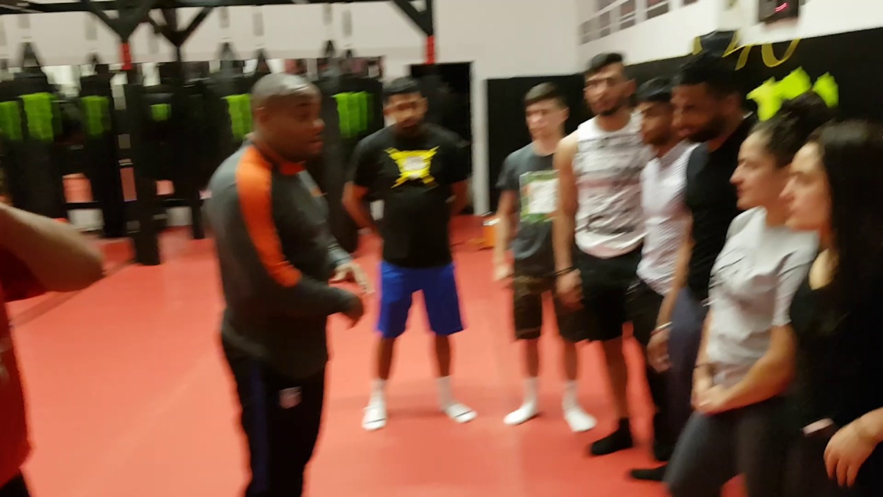 Speech by UFC champ DC for UFV Wrestling - YouTube