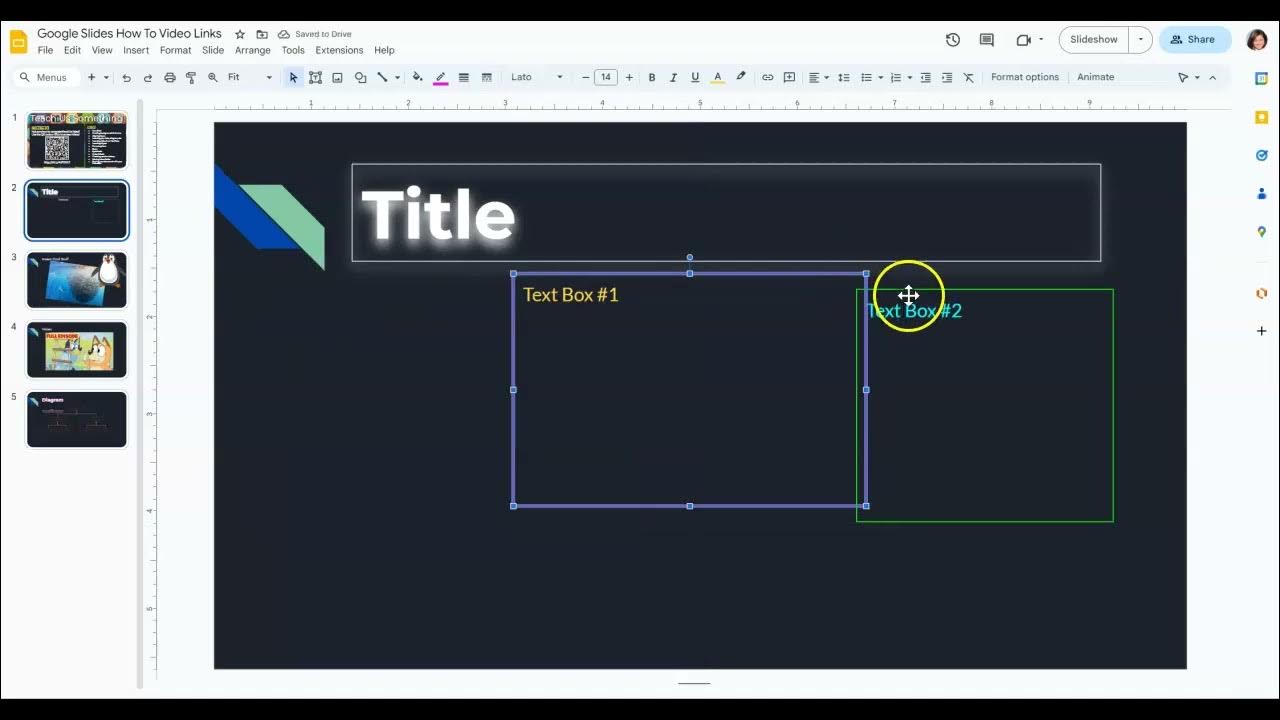 Google Slides How To: Aligning Boxes - YouTube