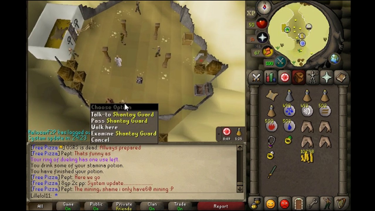 OSRS Clue Guide His Head Might Be Hollow But The Crates Nearby Are OSRS Clue Guide His Head Might Be Hollow But The Crates Nearby Are