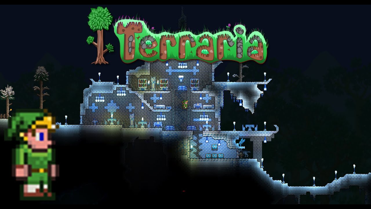 Terraria - [2D-co] - Ep.1 - Château de Glace - YouTube