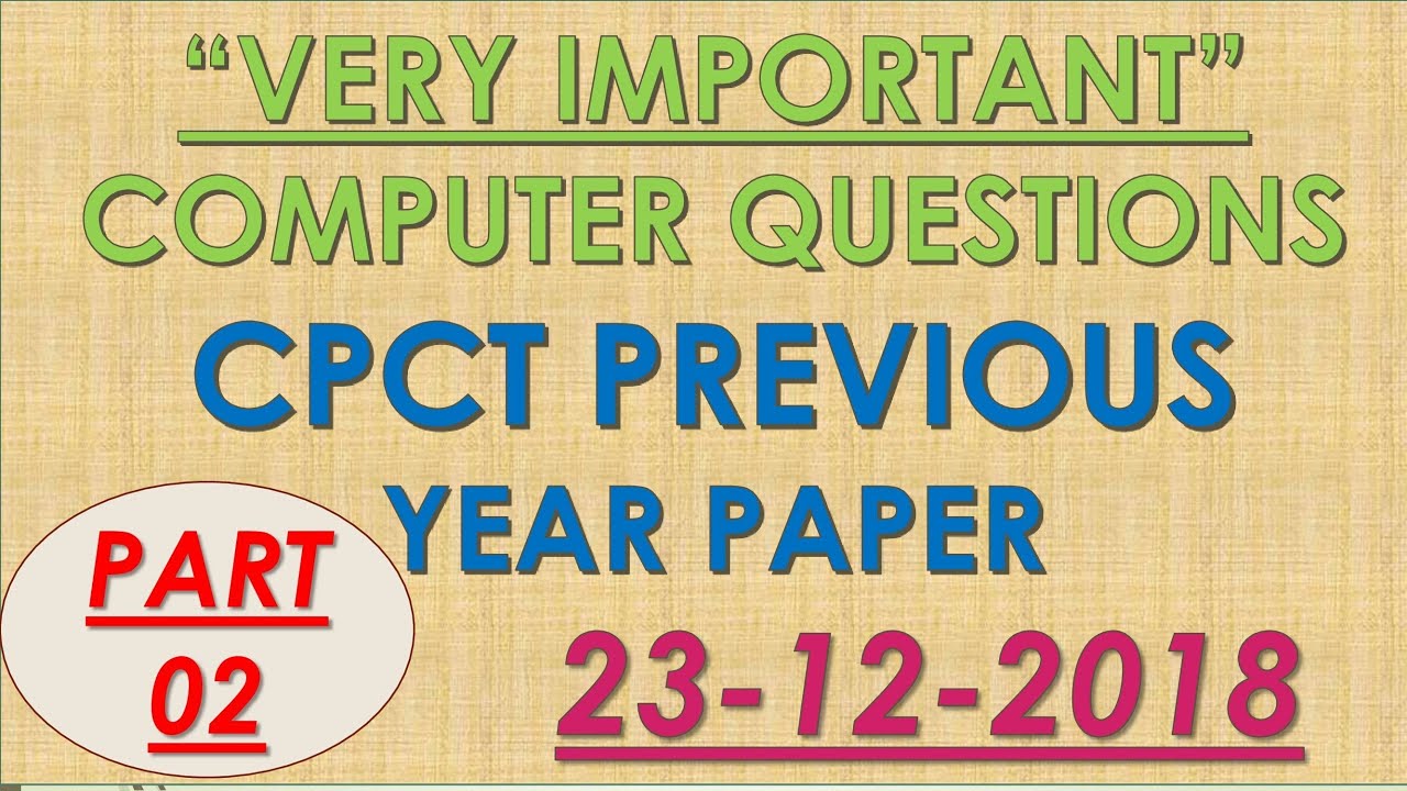 CPCT EXAM PAPER EMRS KVS PGT NVS PATWARI ASI COURT HIGH COURT ALL EXAM ...