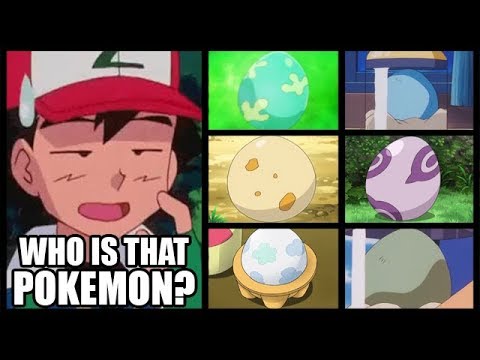 FULL ASH KETCHUM POKEMON EGG TEAM! - YouTube