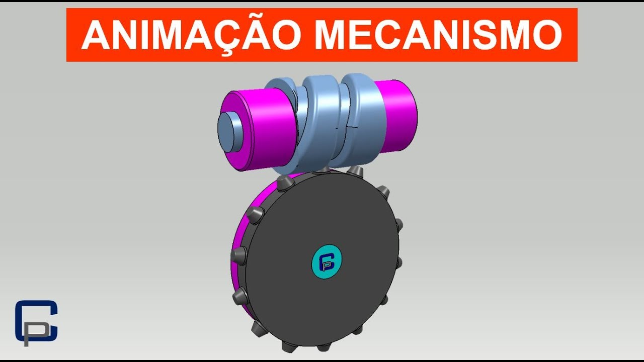 ANIMAÇÃO DE MECANISMOS MECÂNICOS SIMPLES #185 - CONCEITO CAME SEGUIDOR ...