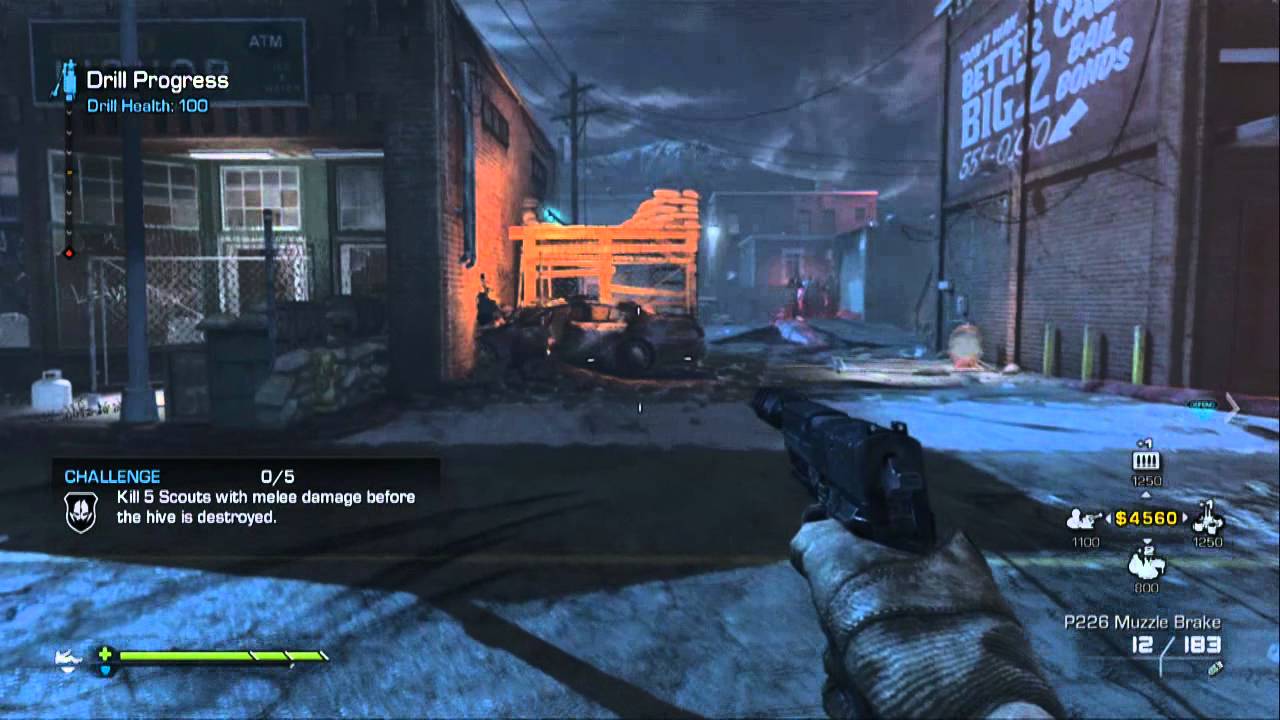 Call Of Duty: Ghosts Extinction Mode - Solo - Part 2 (Crazy Alien Scorpions) - YouTube