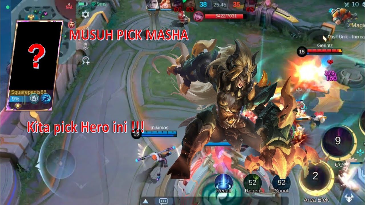 Super Epic comeback, Hero Counter Masha ? @MobileLegends5v5MOBA - YouTube