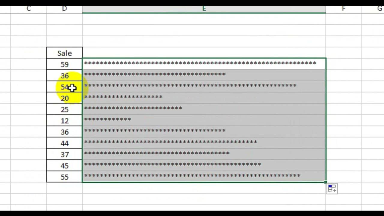 How to Use REPT Function in Excel | Excel Formula - YouTube