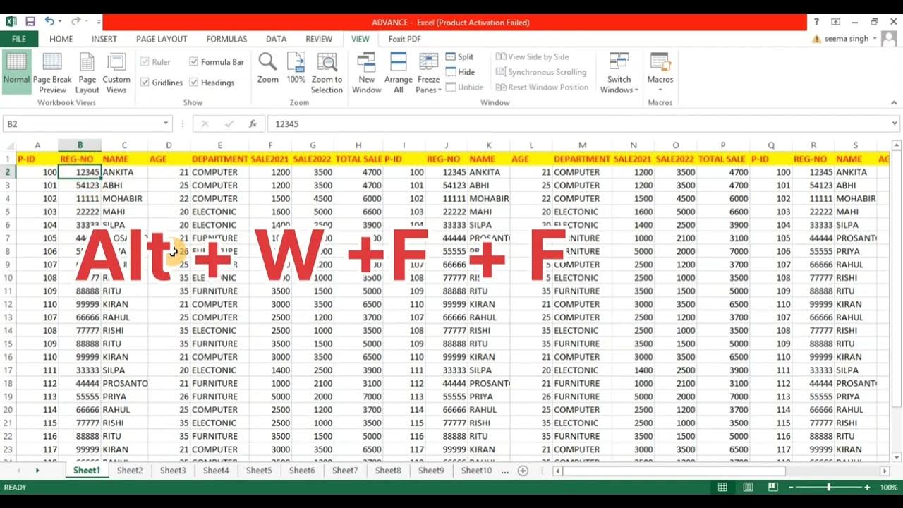 Excel Exceltricks Advanceexcel Exceltips Youtube
