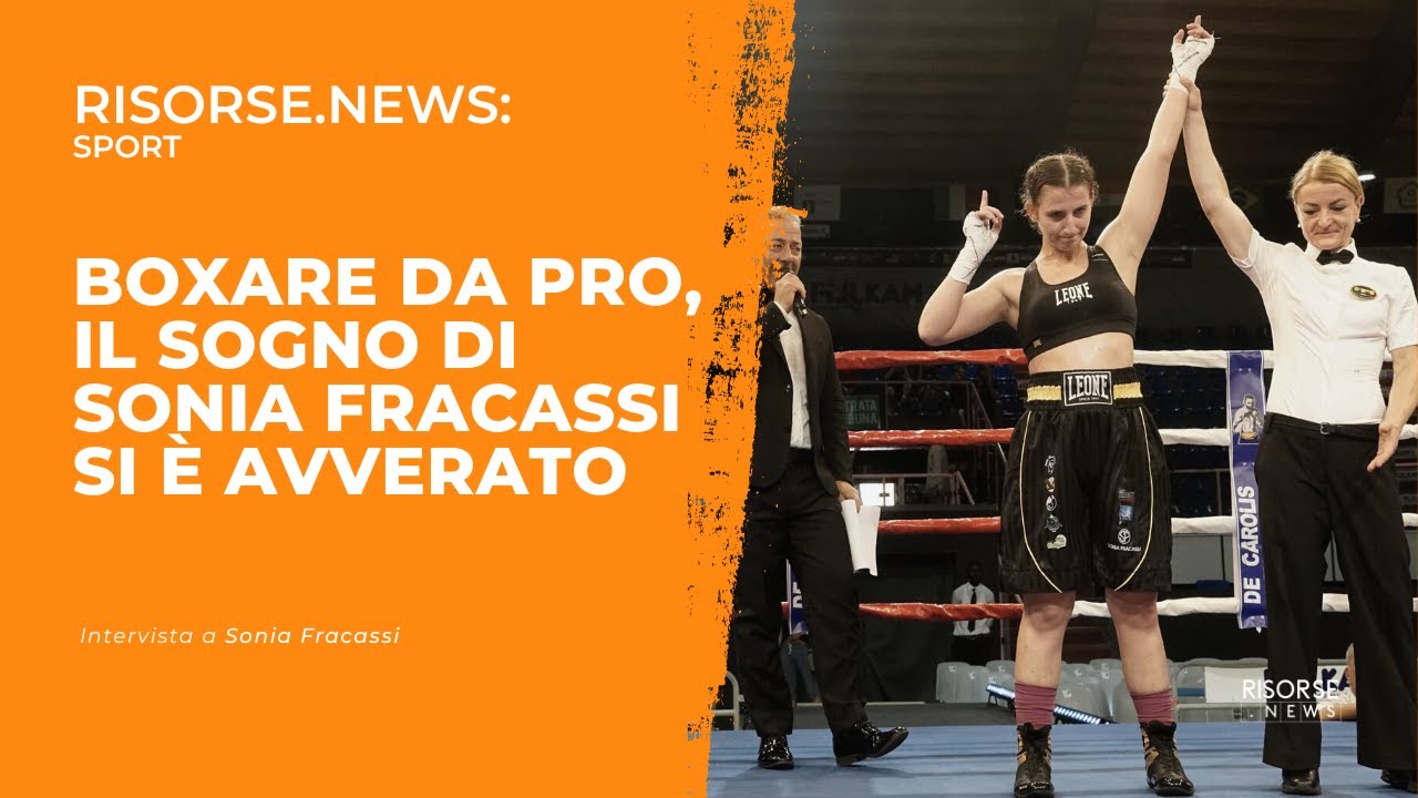 Boxare da PRO, il sogno di Sonia Fracassi si è avverato - YouTube