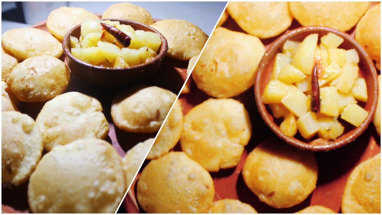 KOLKATA CLUB KOCHURI | SABZI KACHORI |EASY STREET SNACKS~ BREAKFAST ...