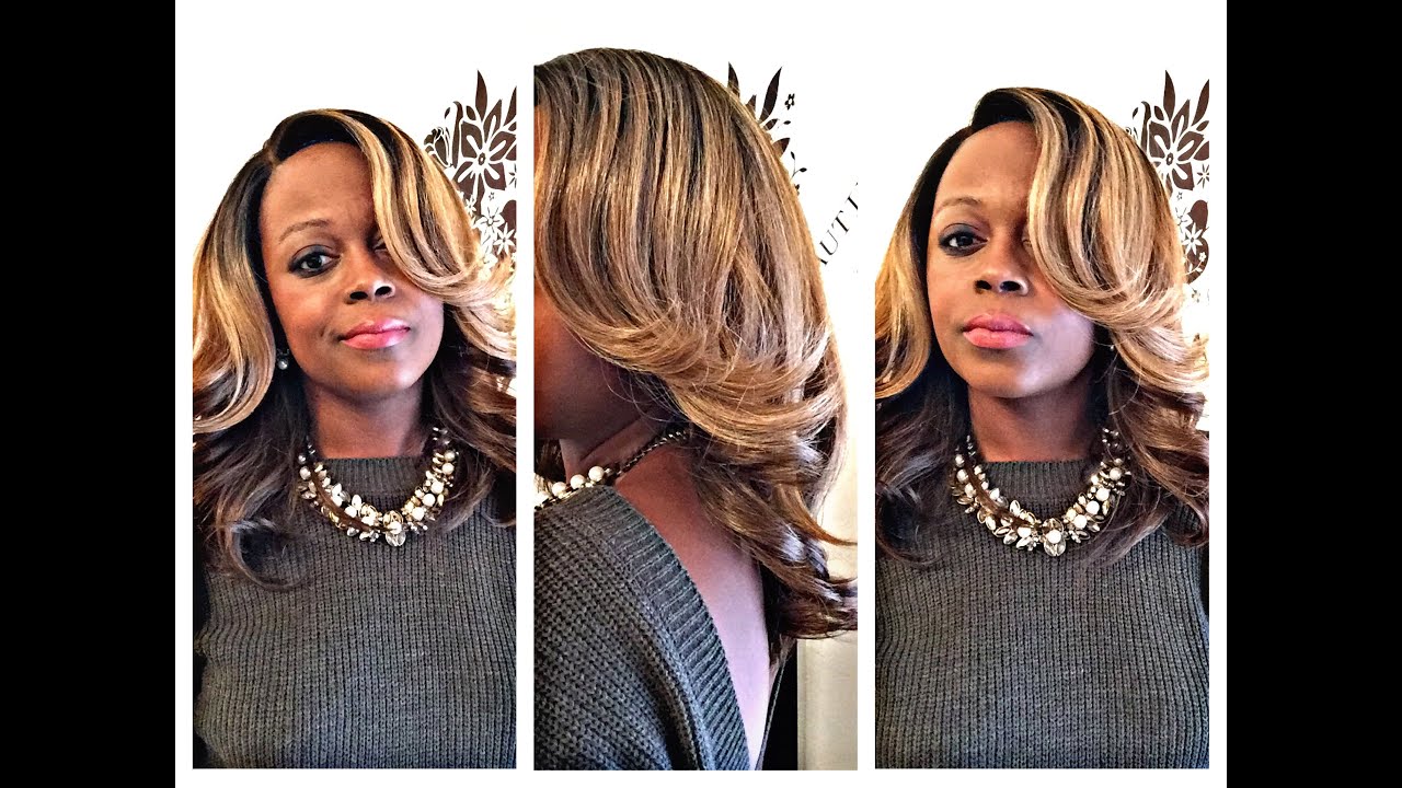 FALL READY |MODEL MODEL 3 WAY PART LACE WIG | BREEZY - YouTube