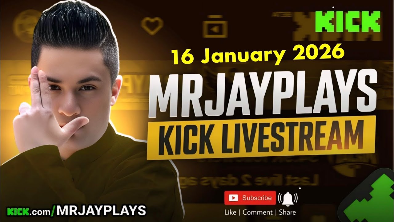 🔴LIVE - MrJayPlays Kick Livestream (16 January 2026) - YouTube