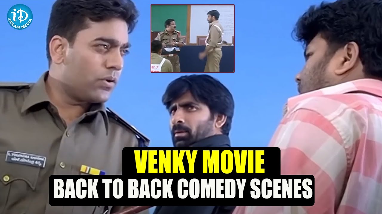 Venky Movie Back To Back To Comedy Scenes | Telugu Movie Scenes | Ravi ...